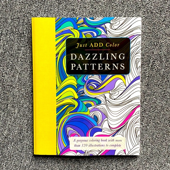 Barron’s | Office | Just Add Color Dazzling Patterns Coloring Book ...
